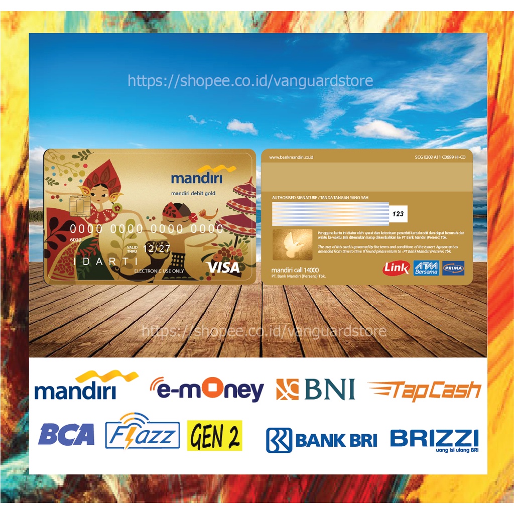 Jual KARTU E MONEY E TOLL KARTU MANDIRI VISA COKLAT DEBIT CREDIT EMONEY MANDIRI FLAZZ BCA BNI ...