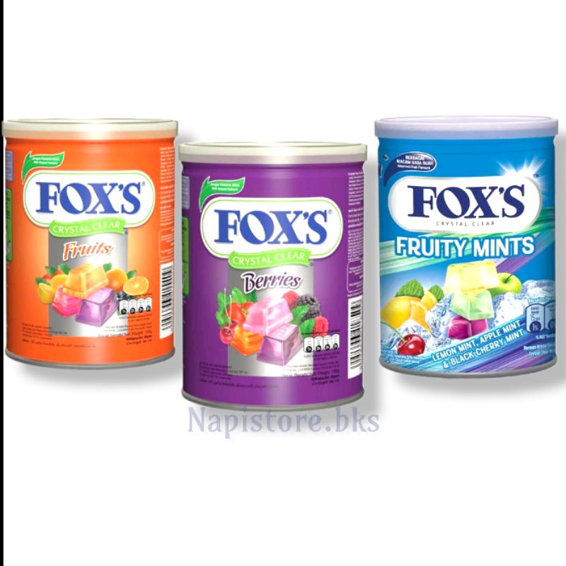 Jual Foxs Fox's Candi Fruity mints 180g | Shopee Indonesia