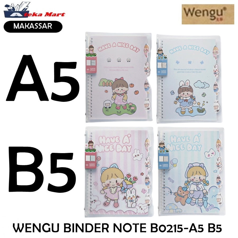 Jual WENGU BINDER NOTE B0215-A5 B5 | Shopee Indonesia