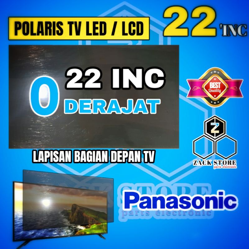 Jual POLARIS TV LED PANASONIC 22 INC 0 DERAJAT LAPISAN BAGIAN LUAR TV ...