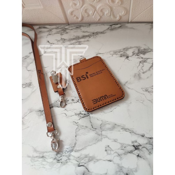Jual Id card holder BSI - name tag custom logo perusahaan | Shopee ...
