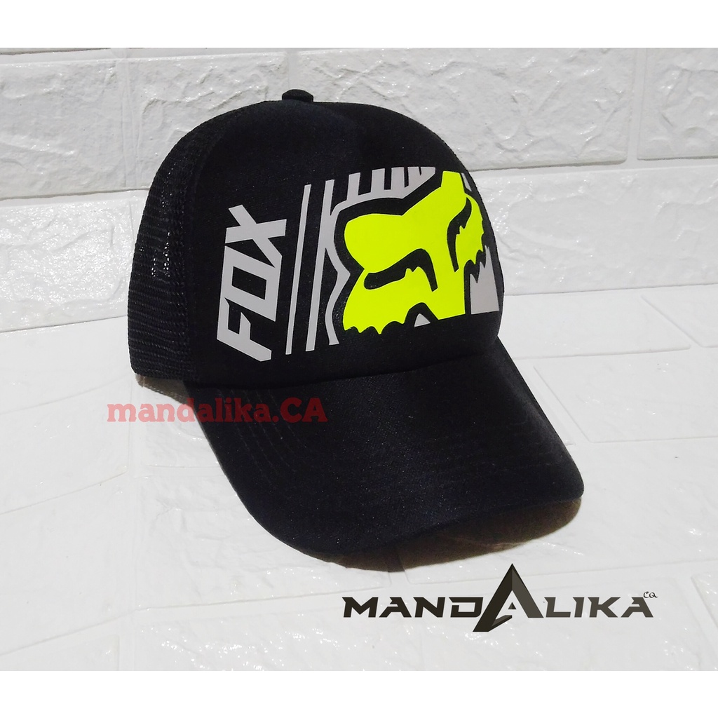 Jual TOPI FOX RACING JARING TRUCKER MOTOCROSS BIKE CUSTOM | Shopee ...