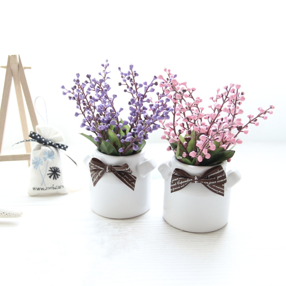 Jual BUNGA SAKURA MINI BUNGA PLASTIK TANAMAN ARTIFICIAL FLOWER SHABBY ...