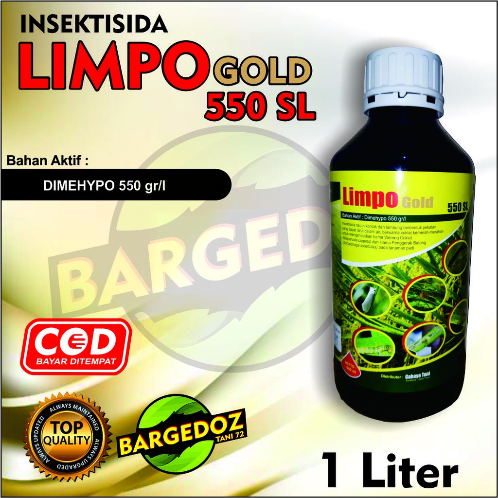 Jual INSEKTISIDA LIMPO GOLD 550SL 1liter INSEKTISIDA B.A DIMEHIPO ...