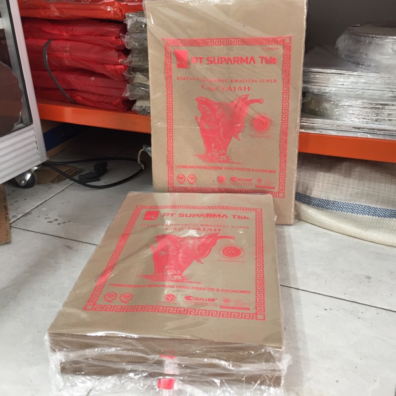 Jual Kertas Nasi Cap Gajah Merah Kertas Nasi Coklat 250 lembar | Shopee ...