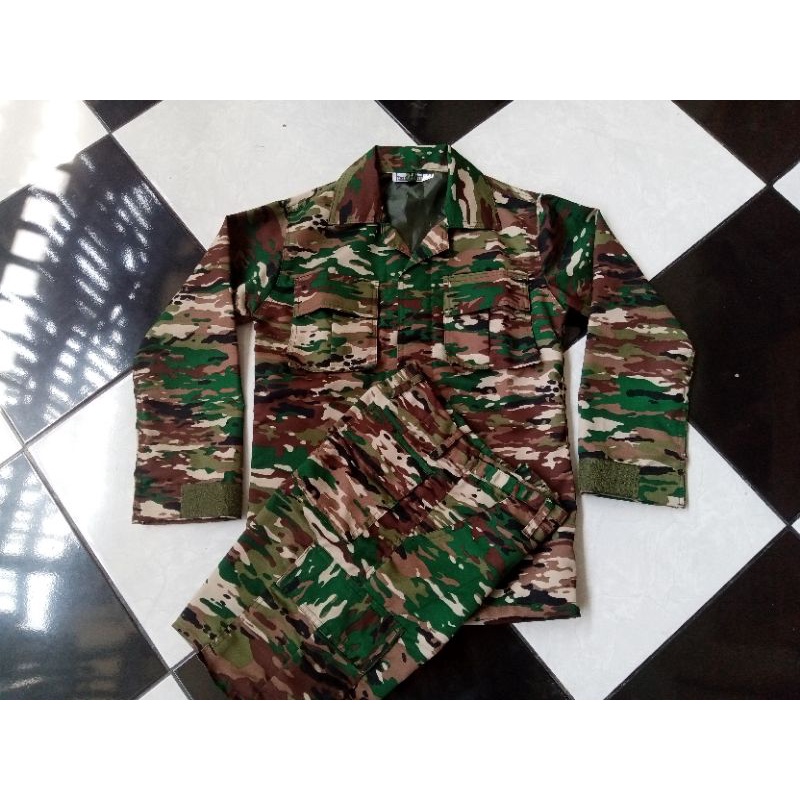 Jual BAJU PDL BALLOTELI MATRA DARAT/LORENG TERBARU/SERAGAM/SETELAN TNI | Shopee Indonesia
