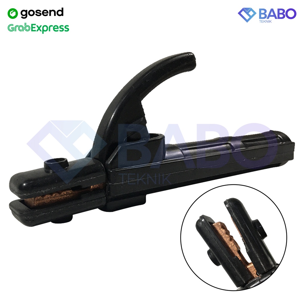 Jual RAIGOR HITAM Tang Las 200A Pegangan Gagang Stang Massa Masa Listrik Welding Electrode ...