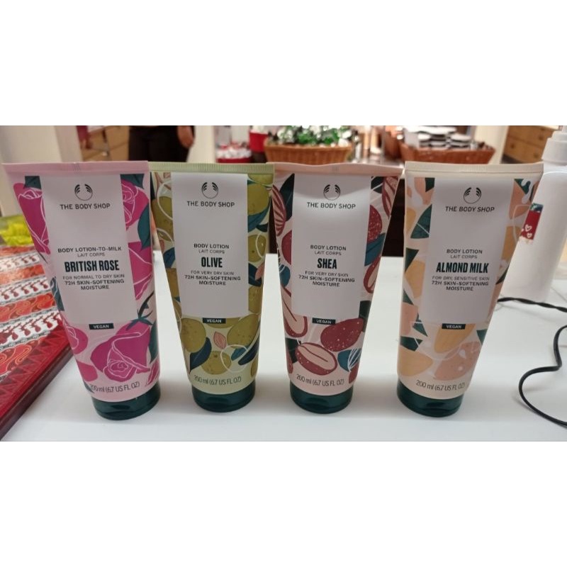 Jual (Ori) The Body Shop All Body Lotion 200ml Strawberry Moringa Mango ...