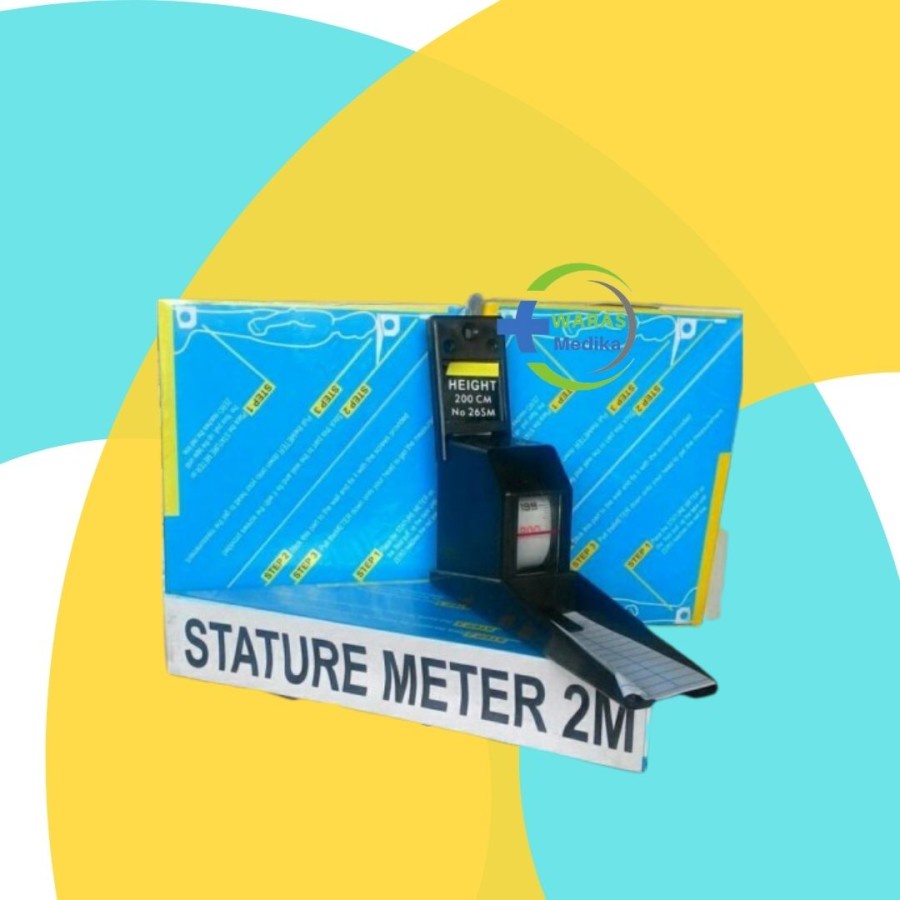 Jual Alat ukur tinggi badan / alat ukur tinggi badan tempel / statur ...