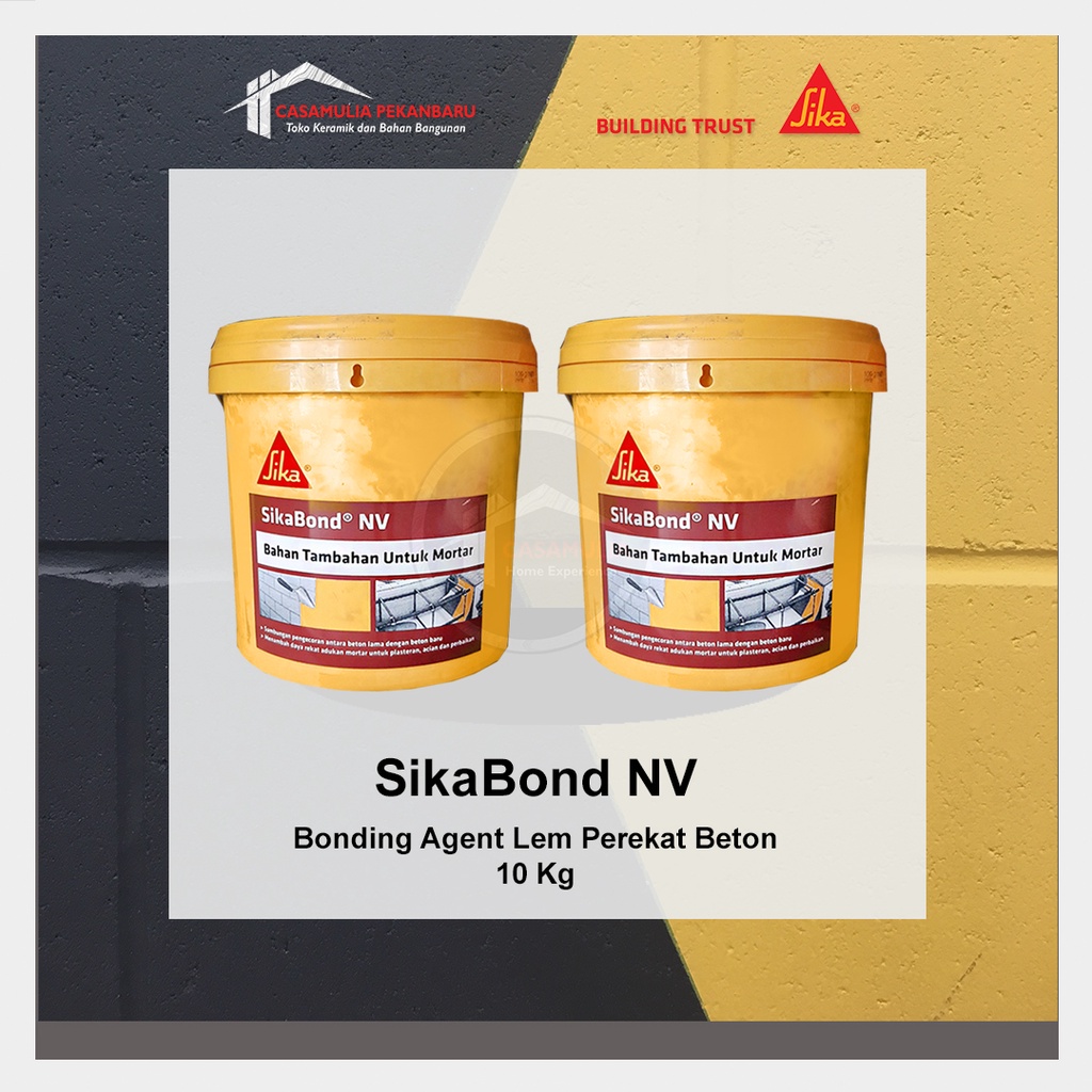 Jual SikaBond NV - Bonding Agent Lem Perekat Beton 10kg | Shopee Indonesia