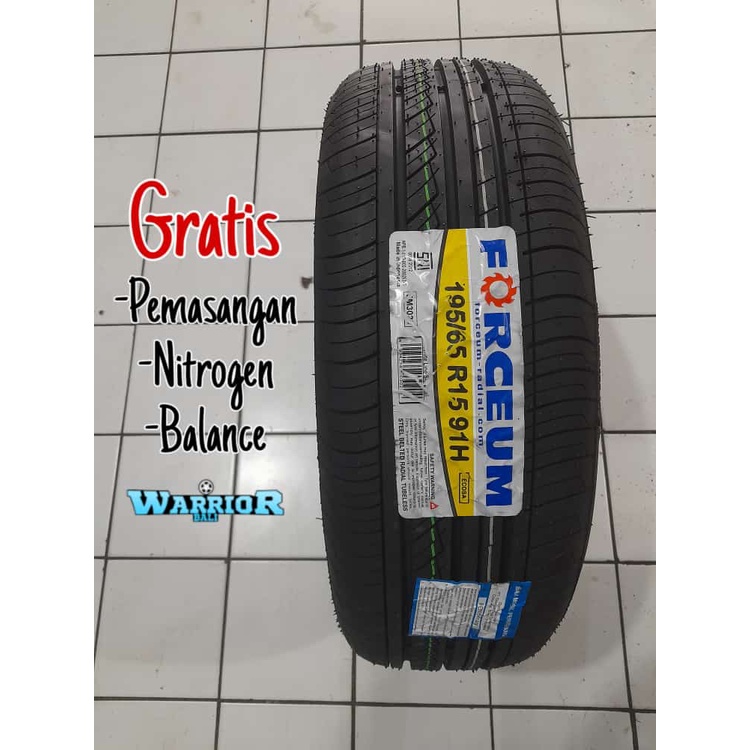 Jual Ban Mobil List Putih Ukuran 195/65 R15 Forceum Ecosa WLW | Shopee Indonesia