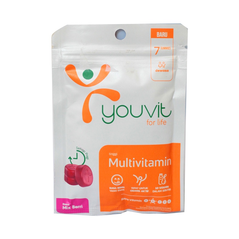 Jual Youvit Multivitamin Adult 7Pcs | Shopee Indonesia
