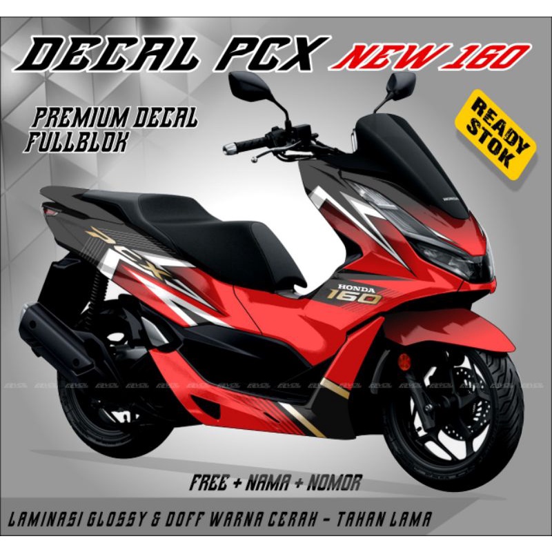 Jual STIKER DECAL FULL BODY VARIASI HONDA PCX NEW 160# DECAL FULL BODY ...