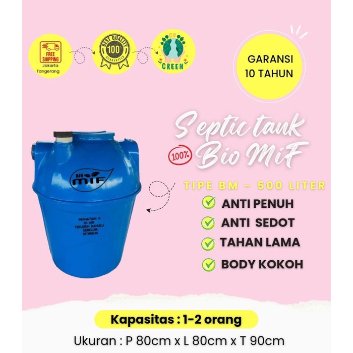 Jual Septic Tank Bio, Biotech, Biotank, Biofil, Biofilter, 500Liter ...