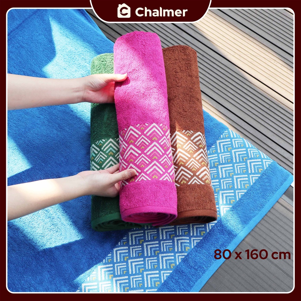 Jual Handuk Besar Jumbo Chalmer 80 x 160 cm Handuk Mandi Dewasa Motif ...