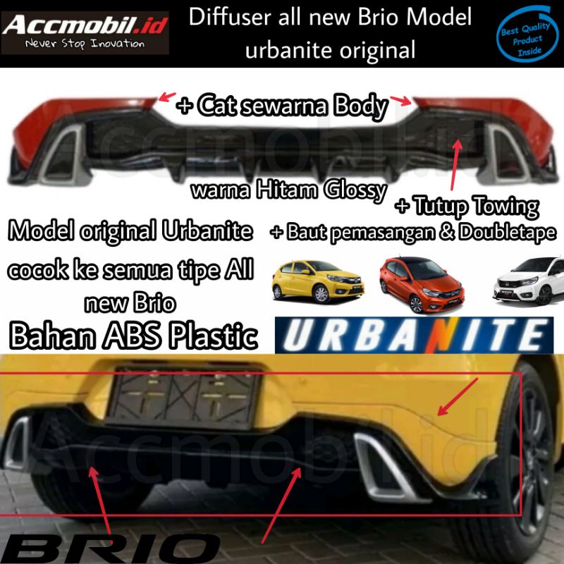 Jual Diffuser urbanite all new brio model original urbanite + cat ...