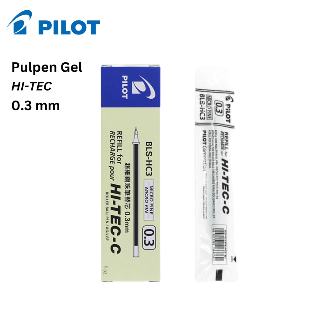 Jual REFILL HI-TEC PILOT 0.3 ISI ULANG PULPEN Gel HI-TEC ASLI | Shopee ...