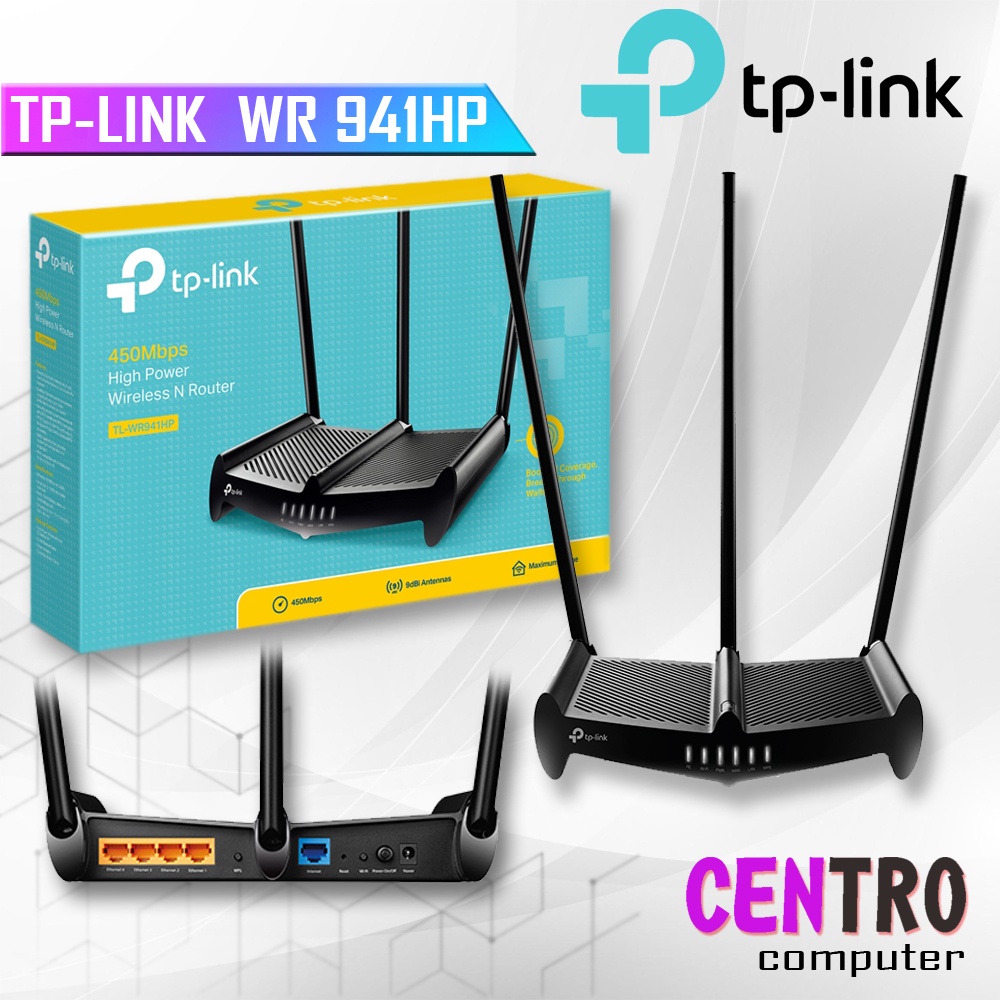 Jual TP-LINK TL-WR941HP 450Mbps Wireless N High Power Router - tplink ...