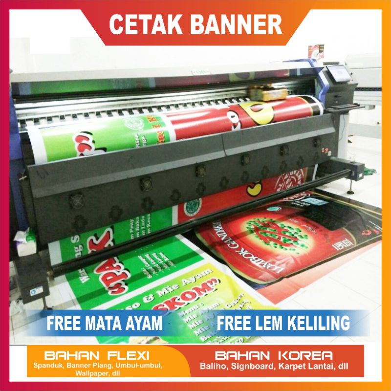 Jual CETAK BANNER SPANDUK TOKO RUKO KIOS FLEXI KORCIN KOREA METERAN ...
