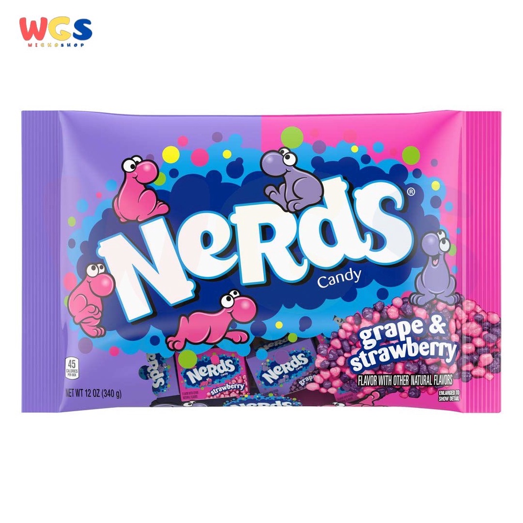 Jual Permen Nerds Candy Grape & Strawberry Flavor Wtih Other Natural ...