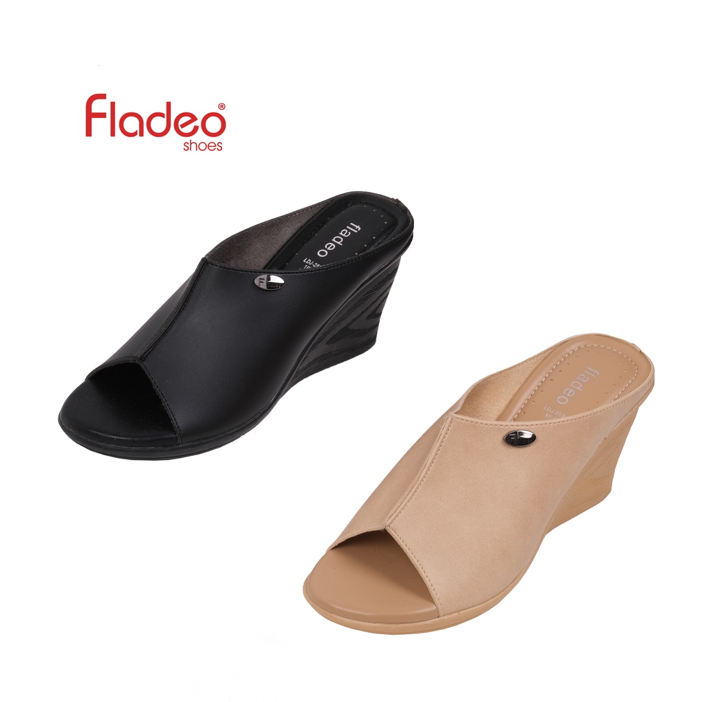 Jual Fladeo A23/LDJ259-1RV/Sandal Wedges Wanita [ Wedges Sandals ...