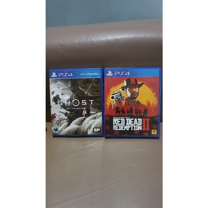 Jual BD PS4 GOT RDR 2 / CD Kaset PS4 Ghost of Tsushima Red Dead ...