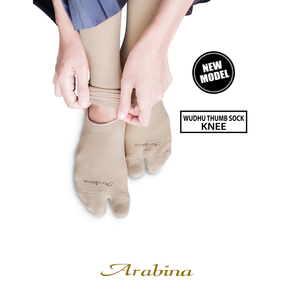 Jual ARABINA Woman Sock Moslem Wudhu Thumbsock Sebetis - Kaos Kaki ...