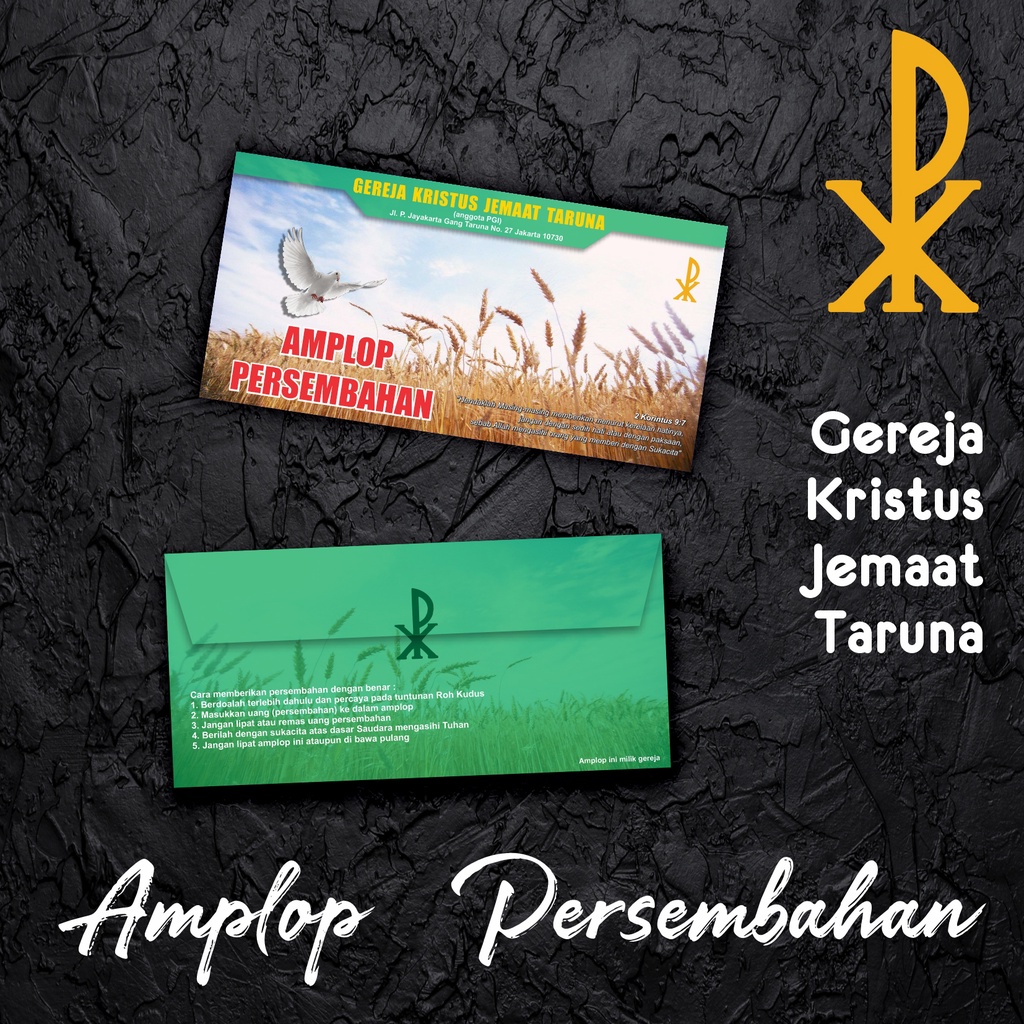 Jual Amplop Persembahan buat GEREJA KRISTUS JEMAAT TARUNA | Shopee ...