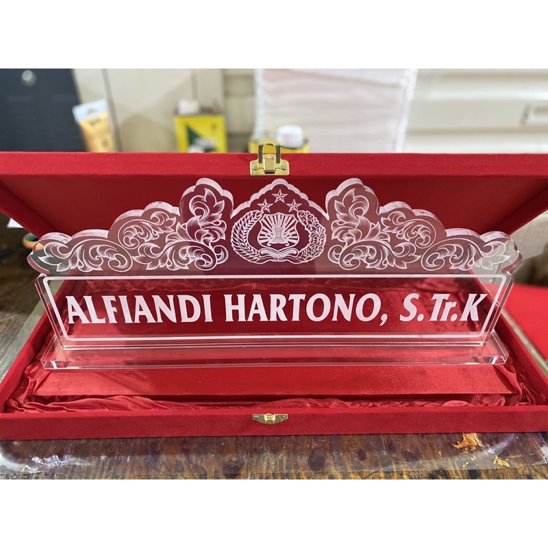 Jual Papan Nama Meja Akrilik Custom | Shopee Indonesia