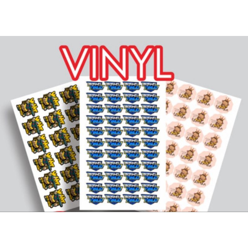 Jual Cetak Stiker Vinyl / sticker vinyl / bontax / stiker transparan ...