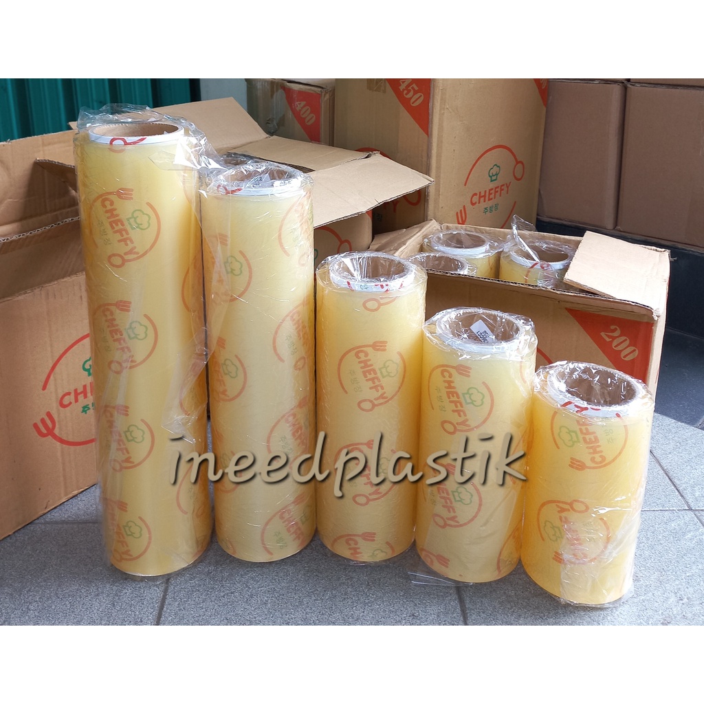 Jual Plastik Wraping Cheffy / Plastik Wrap 45 cm x 500 m Food Grade | Shopee Indonesia