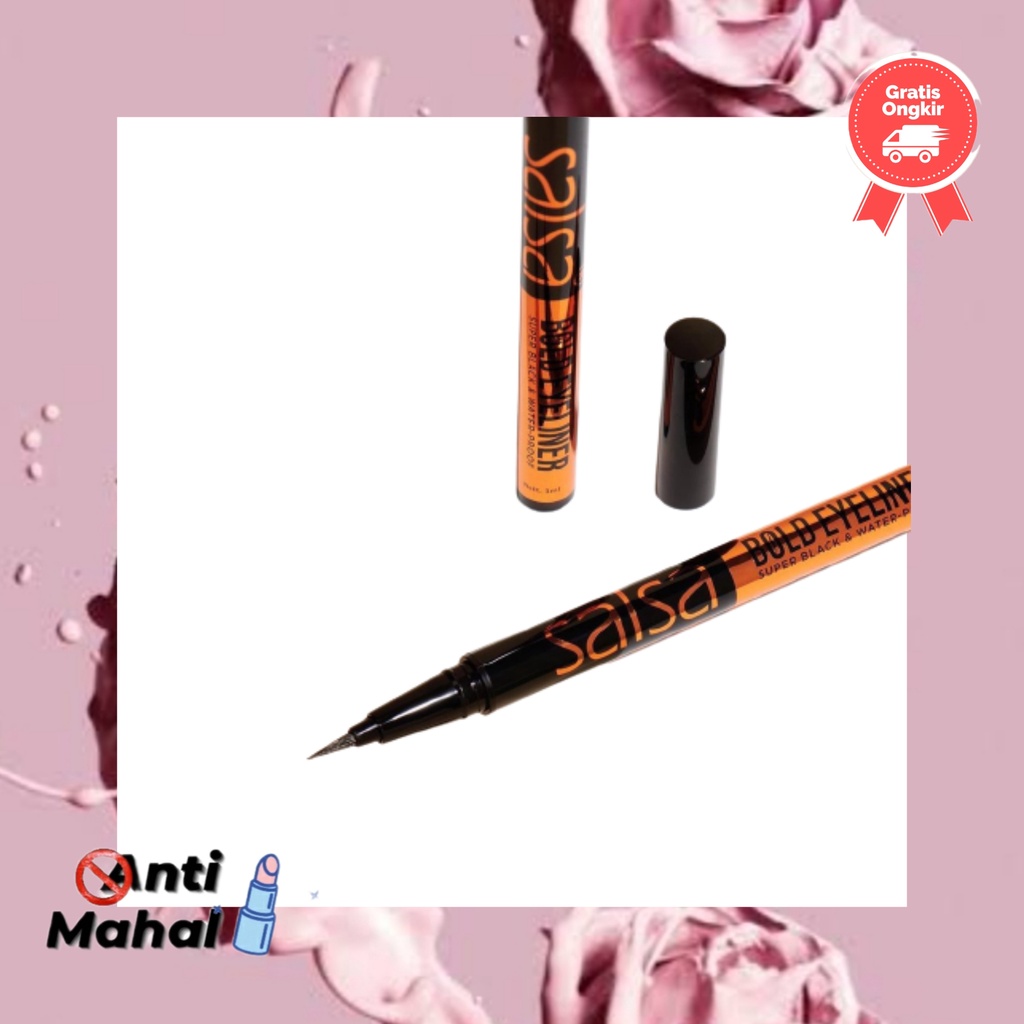 Jual SALSA Bold Eyeliner Black 3ml - Anti_Mahal | Shopee Indonesia