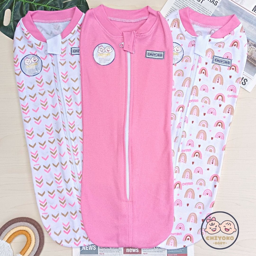 Jual 3 pcs Bedong INSTAN RESLETING Bayi Baru Lahir SERIAN PINK Chiyoko ...