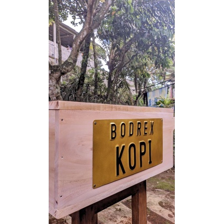 Jual BOX KOPI DAN PLAT NAMA CUSTOM | Shopee Indonesia