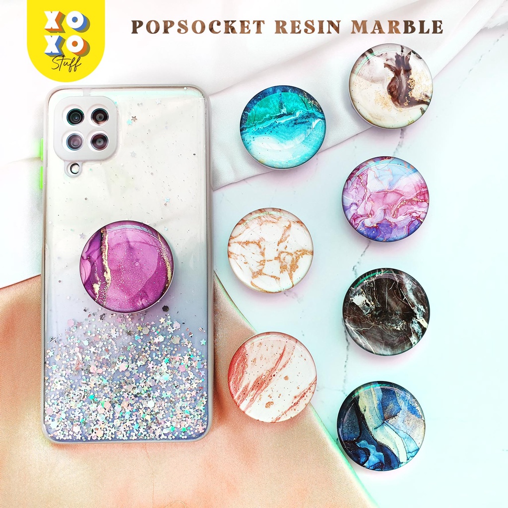 Jual Phone Holder / Popsocket Resin Marble Elegance Color | Shopee ...