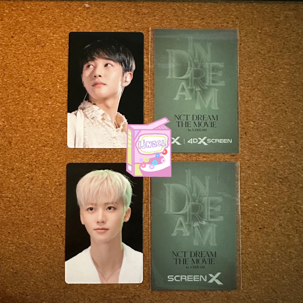 Jual [READY] NCT DREAM The Movie In a Dream TDS CGV ScreenX 4DX Photocard PC Renjun Jaemin ...