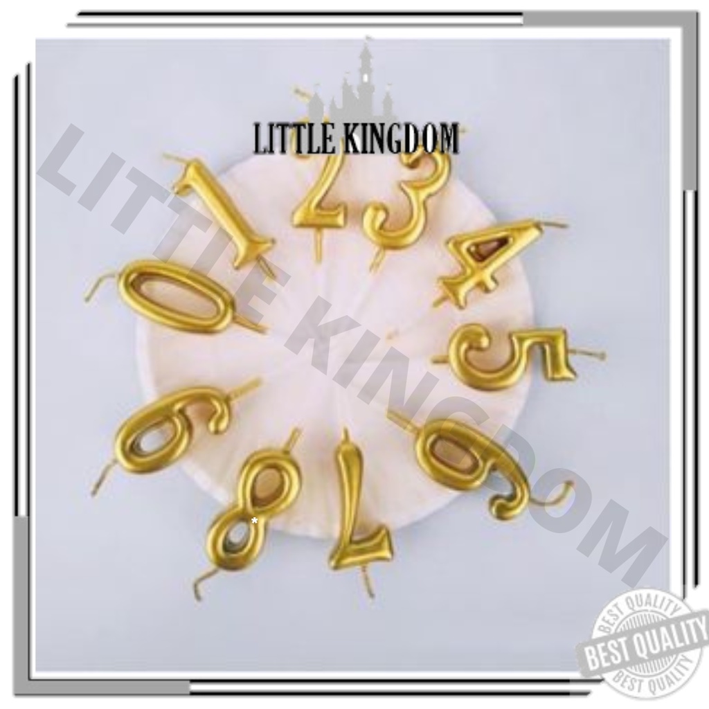 Jual LK Lilin Ulang Tahun Angka / Lilin Angka 0-9 / Birthday Numeric ...