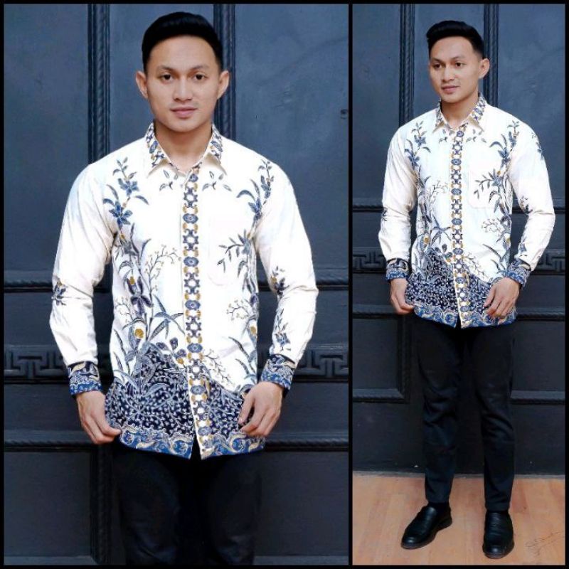 Jual Kemeja Batik Lengan Panjang Katun Primisima Original Unggul Jaya ...