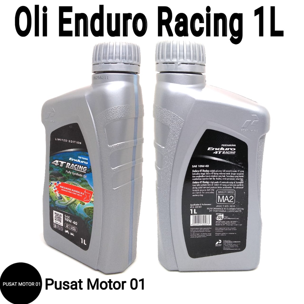 Jual Oli Enduro Racing 1 Liter Original Oil Motor Pertamina Enduro Ori ...