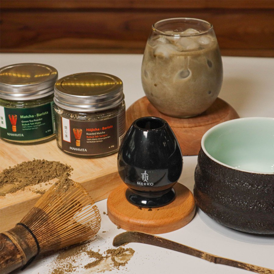 Jual Paket Matcha Japanese Tea Ceremony Chasen Whisker - Spoon - Chawan ...