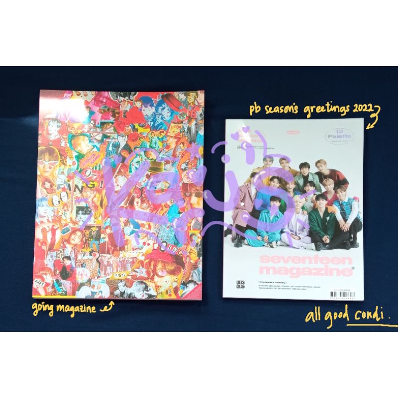 Jual SEVENTEEN SVT Going Magazine Photobook Seasons Greetings 2022 SG22 ...