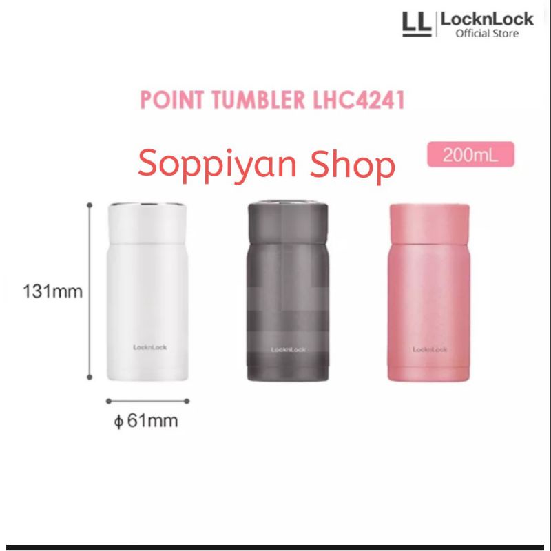 Jual LocknLock Exclusive Point Screw Tumbler 260ml LHC4242 / 200ml ...