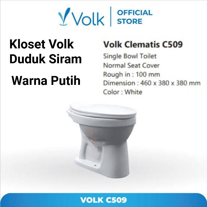 Jual READY KLOSET VOLK CLOSET DUDUK SIRAM (TANPA TABUNG) TIPE C509 ...