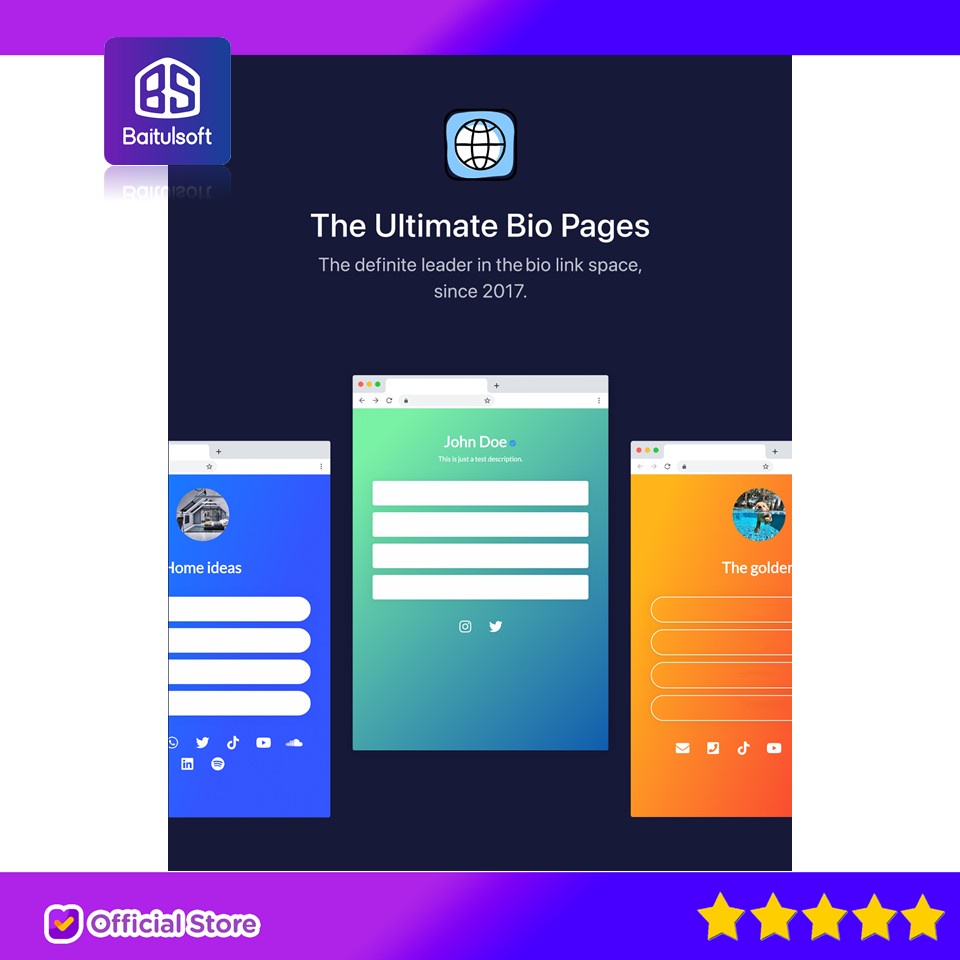 Jual SOURCE CODE APLIKASI 66BIOLINKS - BIO LINKS, URL SHORTENER, QR ... Jual SOURCE CODE APLIKASI 66BIOLINKS - BIO LINKS, URL SHORTENER, QR ...