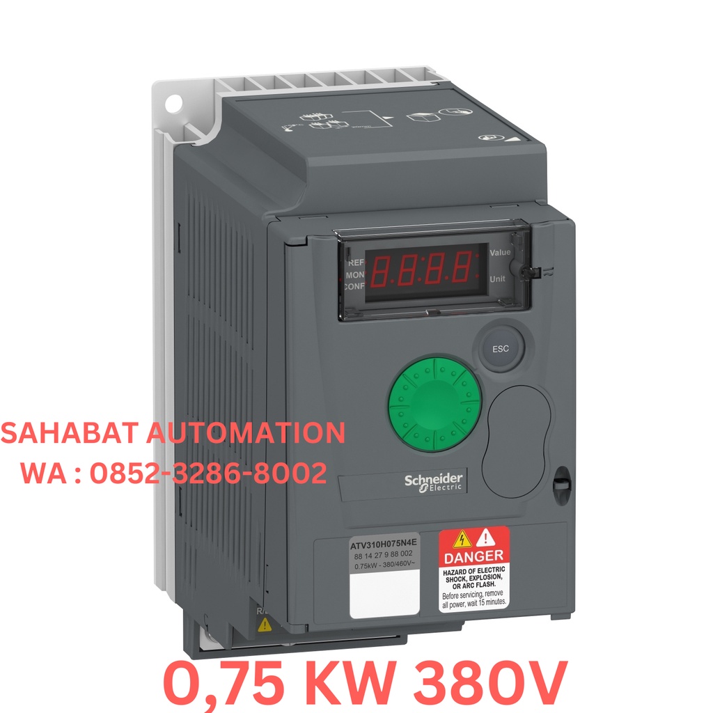 Jual Inverter Schneider 0,75 kW 3 Phase 380V ATV310H075N4E Schneider VSD | Shopee Indonesia