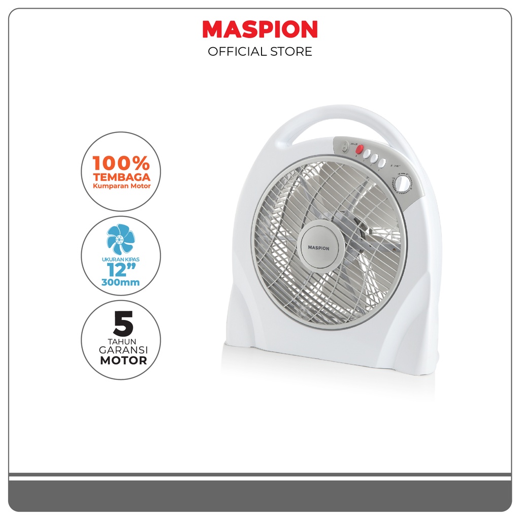 Jual Maspion Kipas Angin Kotak Box Fan 12 Inch JF-2108 T | Shopee Indonesia