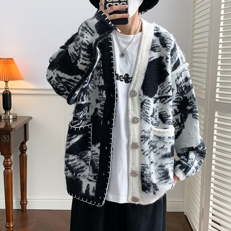 Jual cardigan pria haori cardigan cowo Jaket Gaya Jepang ganteng ...