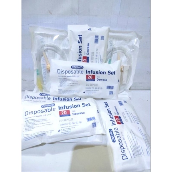 Jual Infuset Dewasa Onemed Infusion Set Onemed Selang Infus Dewasa ...
