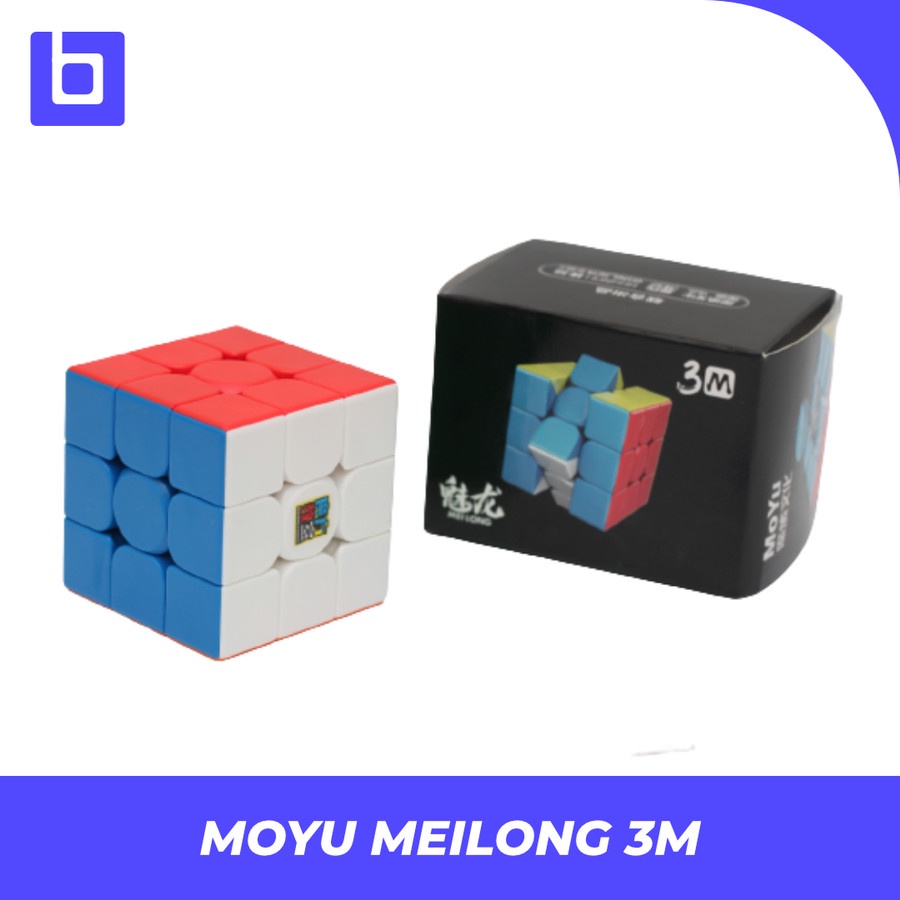 Jual Cube 3x3 Moyu MeiLong 3M Stickerless/Blackbase Original | Shopee ...