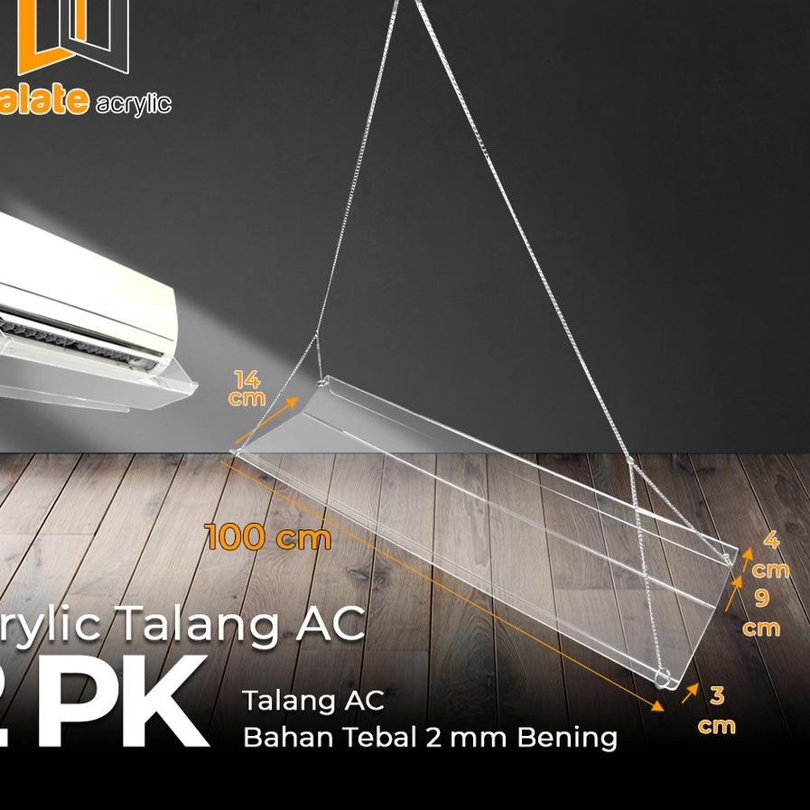 Jual ۩ PENAHAN HEMBUSAN AC / TALANG AC 2PK 100CM / AIR ACREEN COVER ...